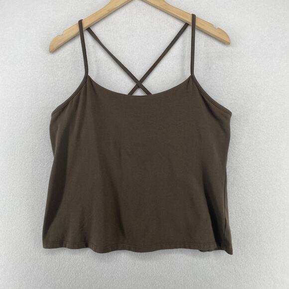 Eileen Fisher | Tops | Eileen Fisher Top L Organic Cotton Jersey Cami ...